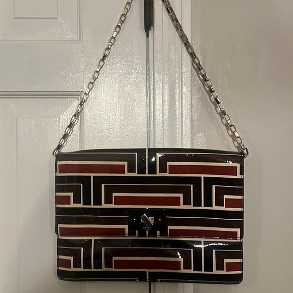 kate spade | Bags | Kate Spade Geometric Design Black Brown And Cream ...